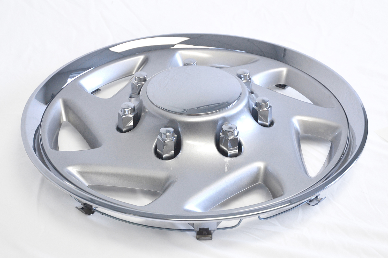 Ford E150 Econoline Van 15" Hubcaps 5 Lug Wheel Rim Covers Center Hubs ...