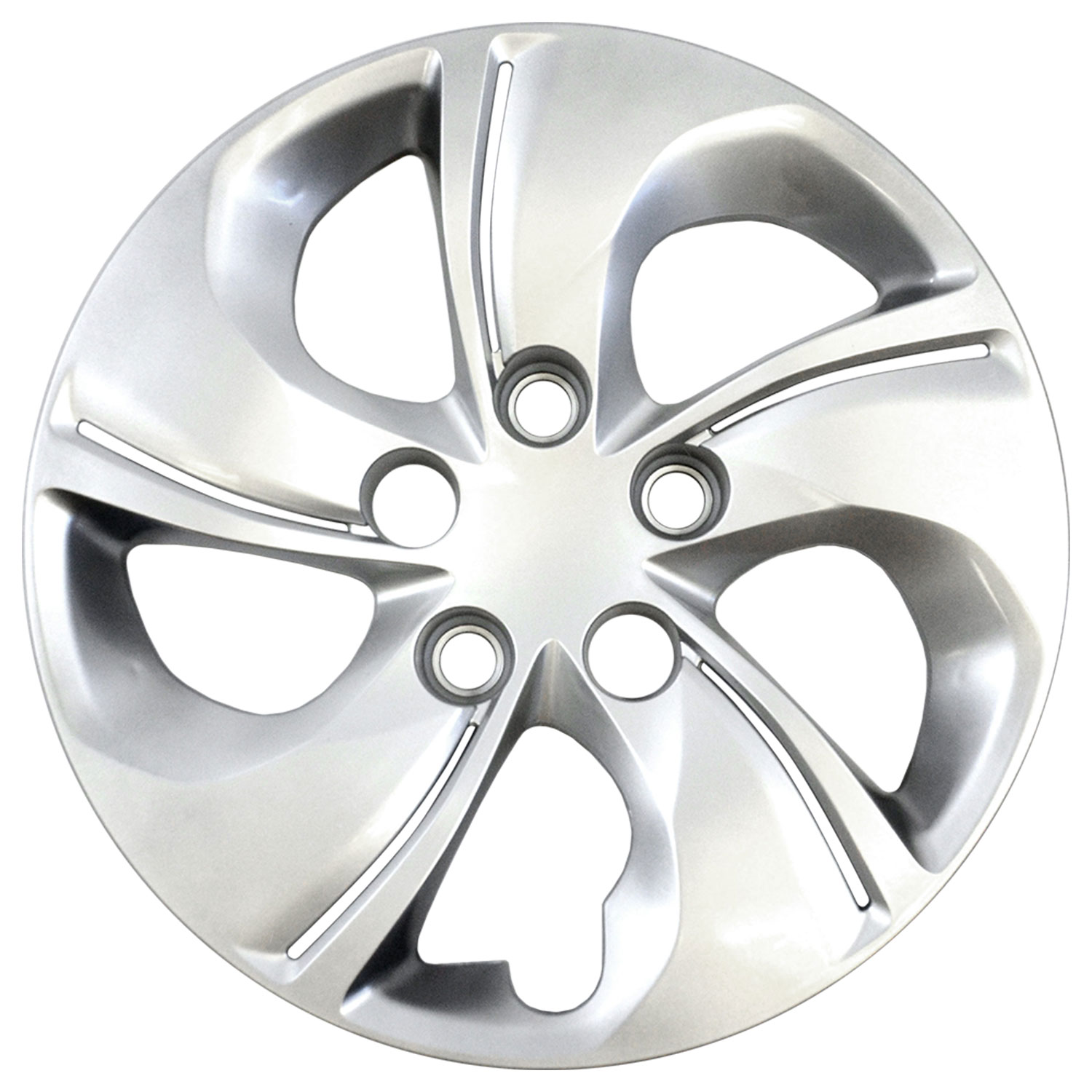 15' 5 Twisted Spoke Silver Wheel Cover Hubcaps for 2013-2015 Honda ...