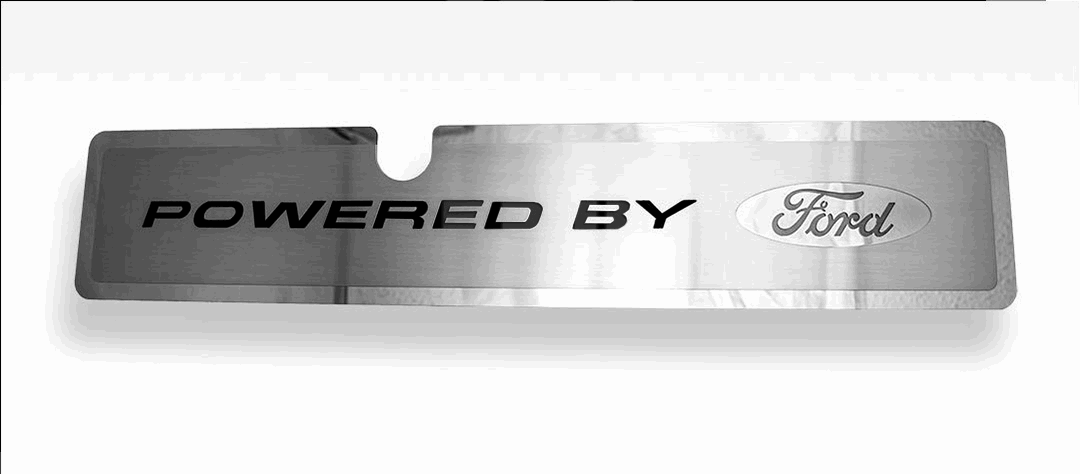 Stainless Radiator Cover With Solid Black "Ford" Inlay For 2015-2017 ...
