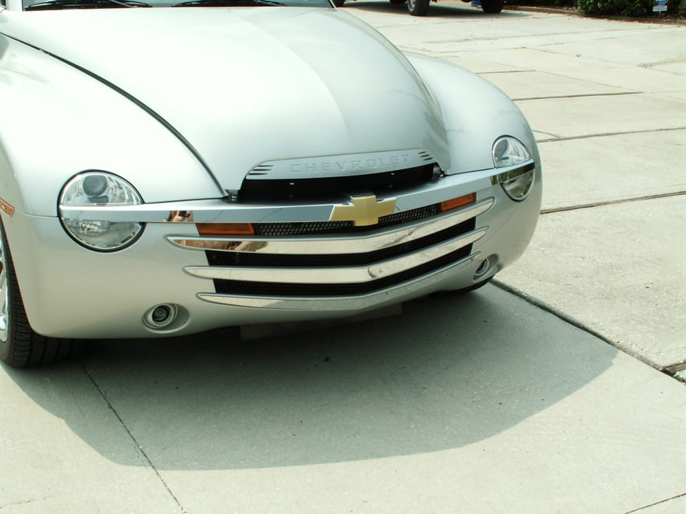 5pc Polished Stainless Steel Front Grille Overlay for 2003-2006 Chevy ...